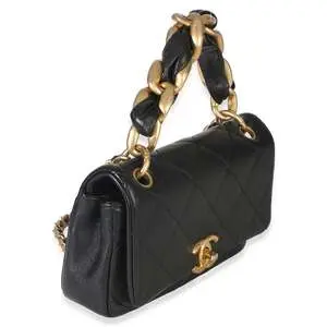 Chanel Quilted Lambskin Chain Flap Bag