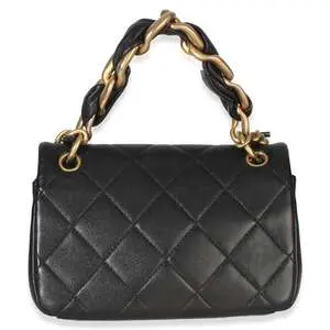 Chanel Quilted Lambskin Chain Flap Bag