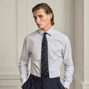 Ralph Lauren Mini-tattersall Shirt - Medium Blue/navy