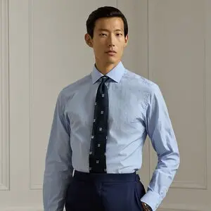 Ralph Lauren Mini-glen Check Twill Shirt Blue
