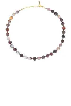 JENNIFER BEHR Alexandra Necklace In Brown
