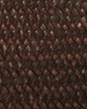 ST. AGNI Woven Leather Tote Bag