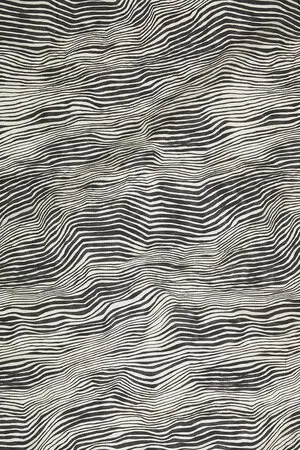 ST. AGNI Savannah Silk Scarf In Black & White
