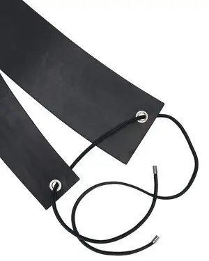 ST. AGNI Asymmetric Belt - Black