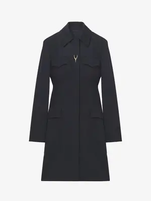 Alexander Mcqueen Pointed Collar Outerwear For Women