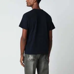 JW Anderson Navy T-shirt With Embroidered Logo