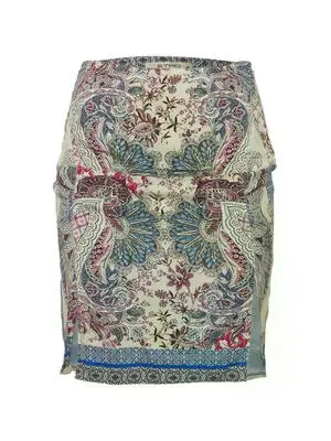 Etro Floral-print Mini Skirt