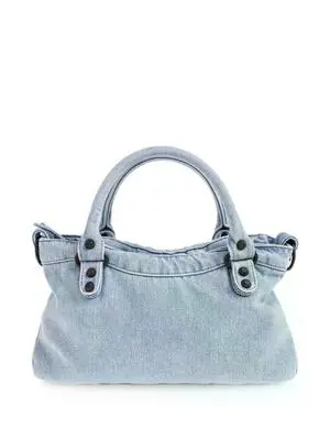 Balenciaga Le City First Denim Tote Bag