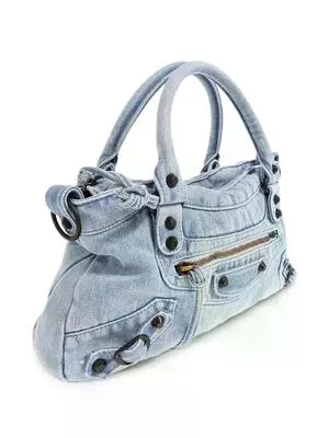 Balenciaga Le City First Denim Tote Bag