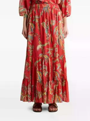 Etro Cotton Paisley-print Maxi Skirt
