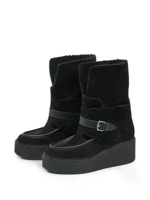 Hermès Hemisphere Buckled Ankle Boots