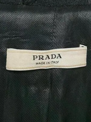 Prada Belted Wool Overcoat