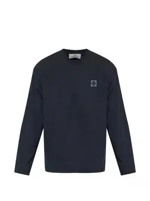 Stone Island Logo-patch Long-sleeve T-shirt - Blue