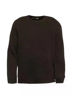 Moschino Logo-embossed Crew Neck Sweatshirt