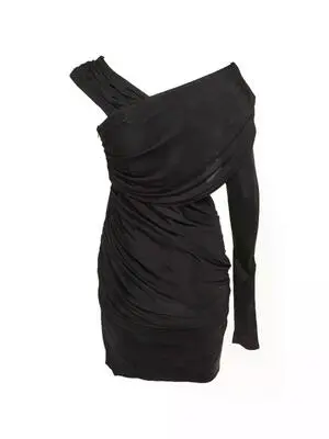 ALEXANDER WANG One-shoulder Draped Mini Dress