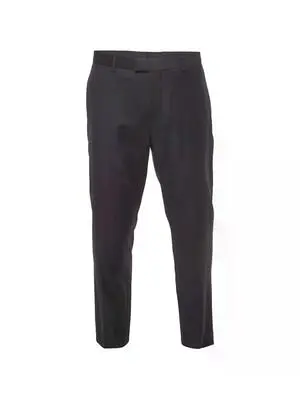 BOSS Regular-fit Wool Trousers - Blue