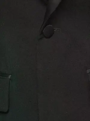 Balenciaga Single-breasted Blazer With Satin Trim
