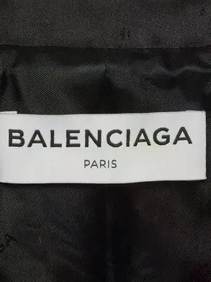 Balenciaga Single-breasted Blazer With Satin Trim