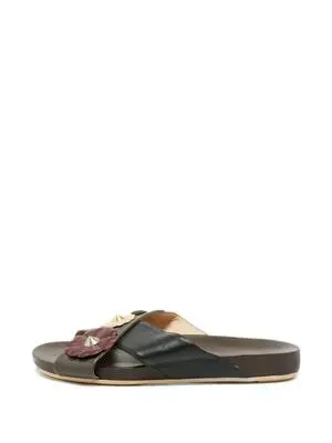 Fendi Flat Sandals - Brown