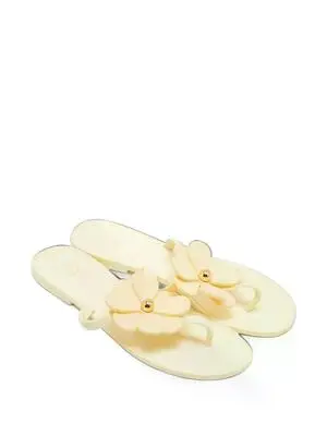 Tory Burch Flower Motif Flip Flops