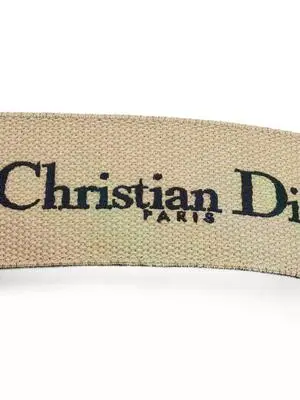 Dior Embroidered Canvas Belt