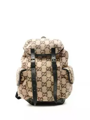 Gucci Gg Monogram Backpack