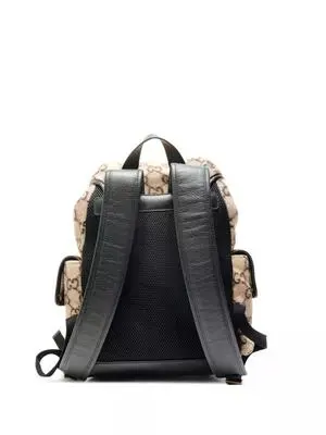 Gucci Gg Monogram Backpack