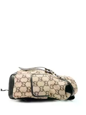 Gucci Gg Monogram Backpack