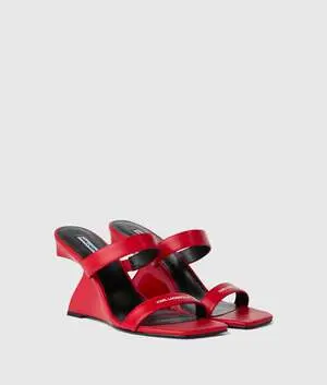 KL JEANS Waverly Double-strap Wedge Sandals