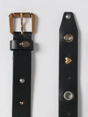 Kurt Geiger Studded Smooth Leather Belt