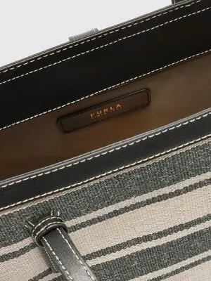 Furla Striped Tote Bag