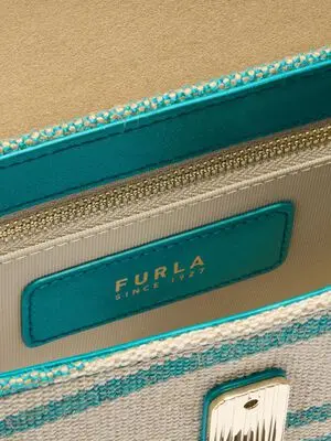 Furla Striped Shoulder Bag