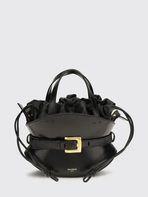 Balmain Leather Shoulder Bag
