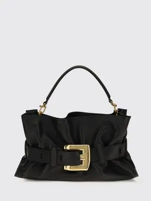 Balmain Shoulder Bag With Gold Tone Buckle