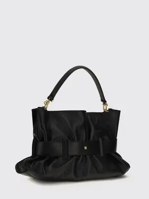 Balmain Shoulder Bag With Gold Tone Buckle