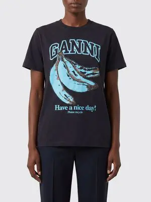 GANNI T-shirt - Charcoal
