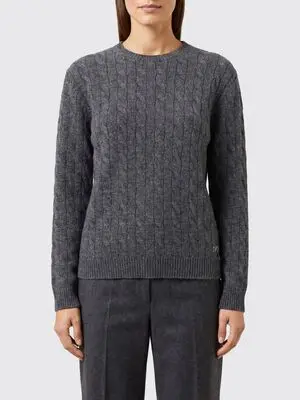 Valentino Garavani Slim Fit Crewneck Jumper In Pure Virgin Wool - Charcoal
