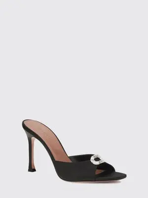 Amina Muaddi Camelia Crystal Embellished Stiletto Sandals