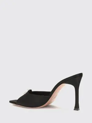 Amina Muaddi Camelia Crystal Embellished Stiletto Sandals