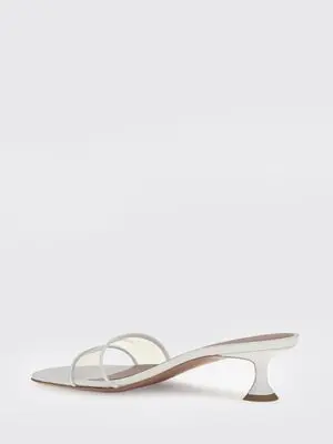 Amina Muaddi Andreea Pvc Mule Sandals - Transparent