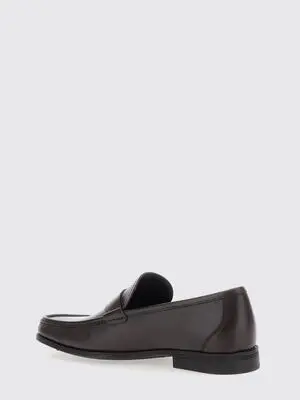 FERRAGAMO Smooth Calf Leather Gancini Loafers