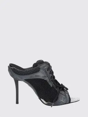 Balenciaga Stapler Mesh Mules - Black