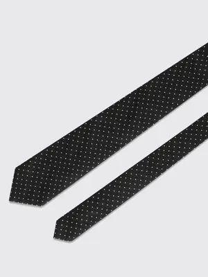 Dolce & Gabbana Printed Neck Tie - Black