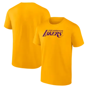 LOGO ATHLETIC Los Angeles Lakers Wordmark T-shirt - Gold