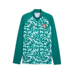 PUMA Portugal National Team Pre-match Quarter-zip Top - Green