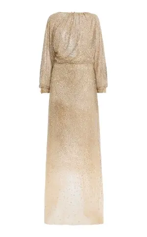 Oscar De La Renta Crystal-embroidered Caftan