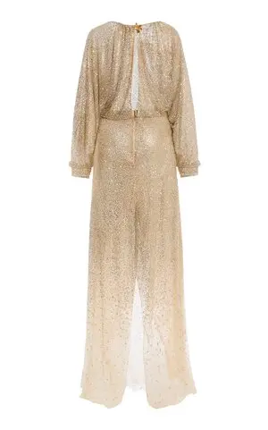 Oscar De La Renta Crystal-embroidered Caftan