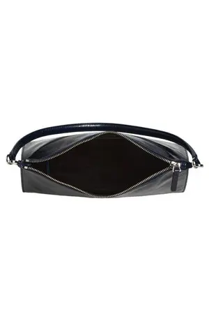 Veronica Beard Small Crinkled Leather Shoulder Bag