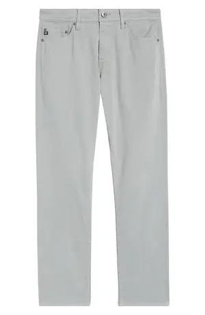 Ag Everett Stretch Sateen Slim Straight Pants Willowed