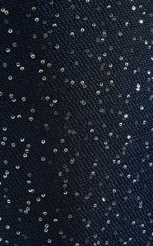 Oscar De La Renta Sequin Tweed Midi Dress